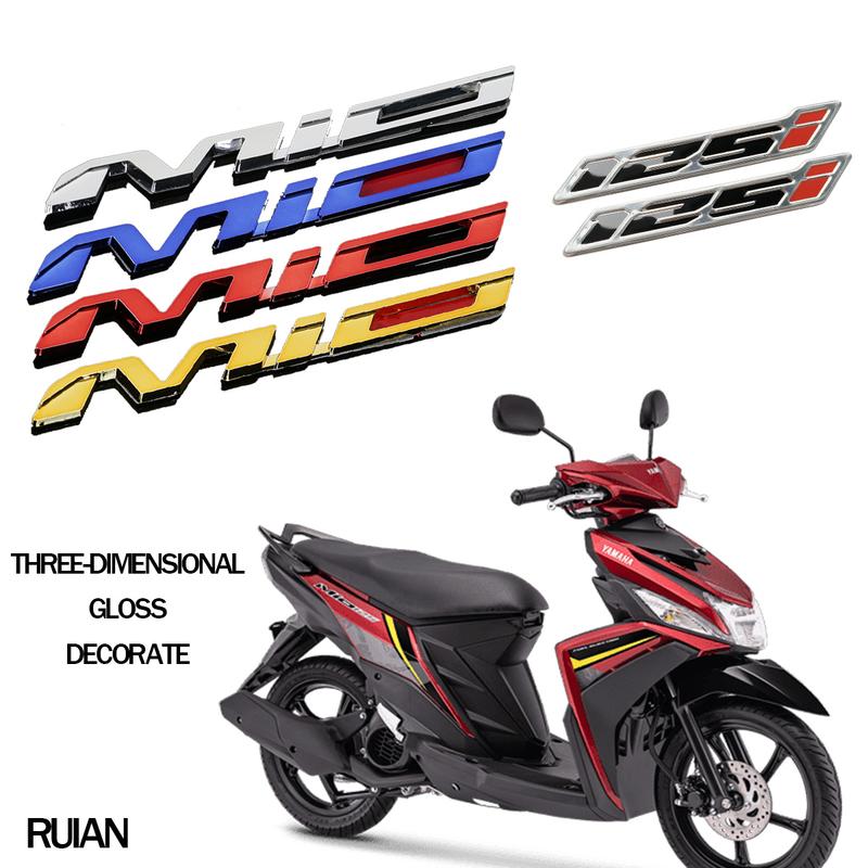 YAMAHA MIO Letter Logo Sticker 3D ABS Material Mio Body Rear - TikTok ...