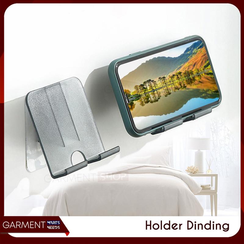 Sandaran HP Tempel Dinding Holder Hook Perekat Gantungan Handphone ...