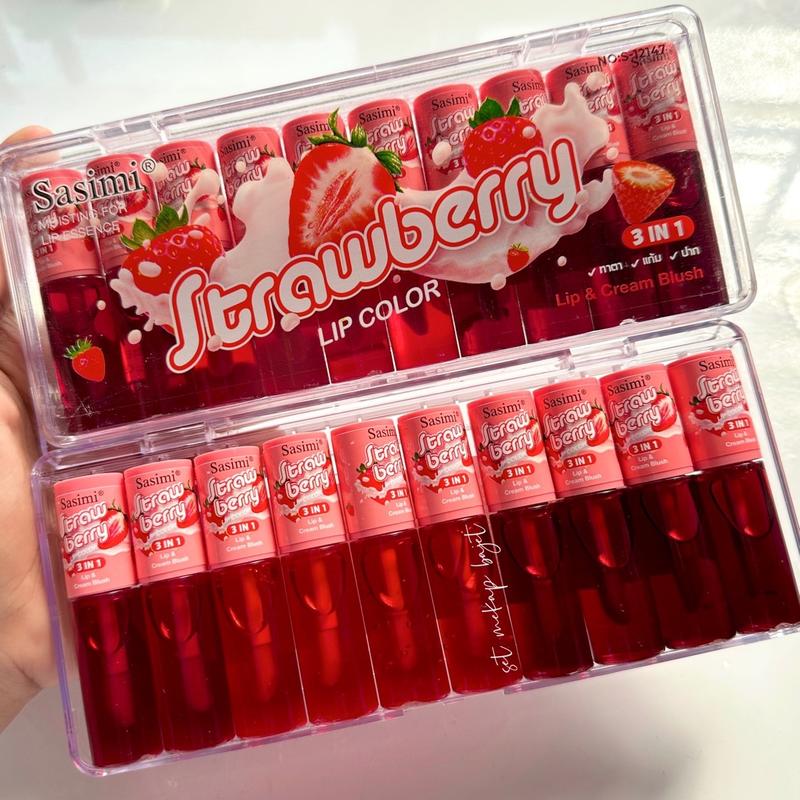 STRAWBERRY COLOR LIPTINT | LONG-LASTINGS | LIP & CHEECK TINT - TikTok ...