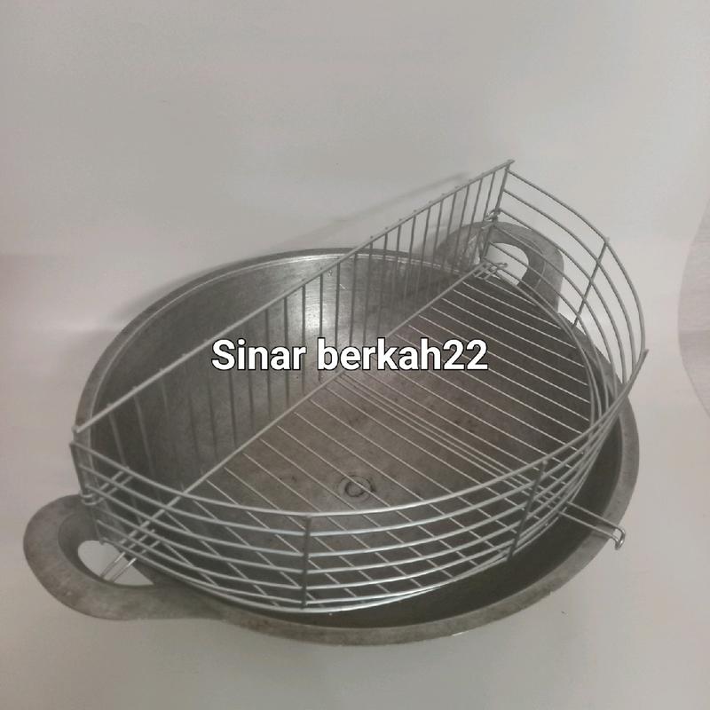 Keranjang peniris gorengan / Peniris Minyak di wajan serbaguna Bahan ...
