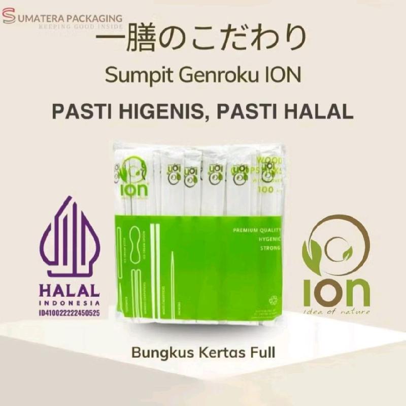 SUMPIT KAYU ISI 100 pcs GENROKU FULL KERTAS SUSHI BENTO MEDAN - Shop ...
