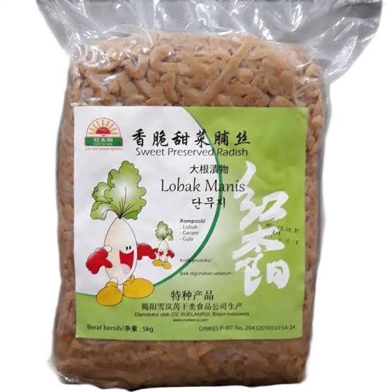 Lobak Manis / Sweet Preserved Radish 1 bal 5kg - Shop | Tokopedia