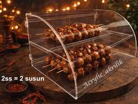Jual Etalase Box kue, food display A2s rak display - 40x30x25 2 susun ...