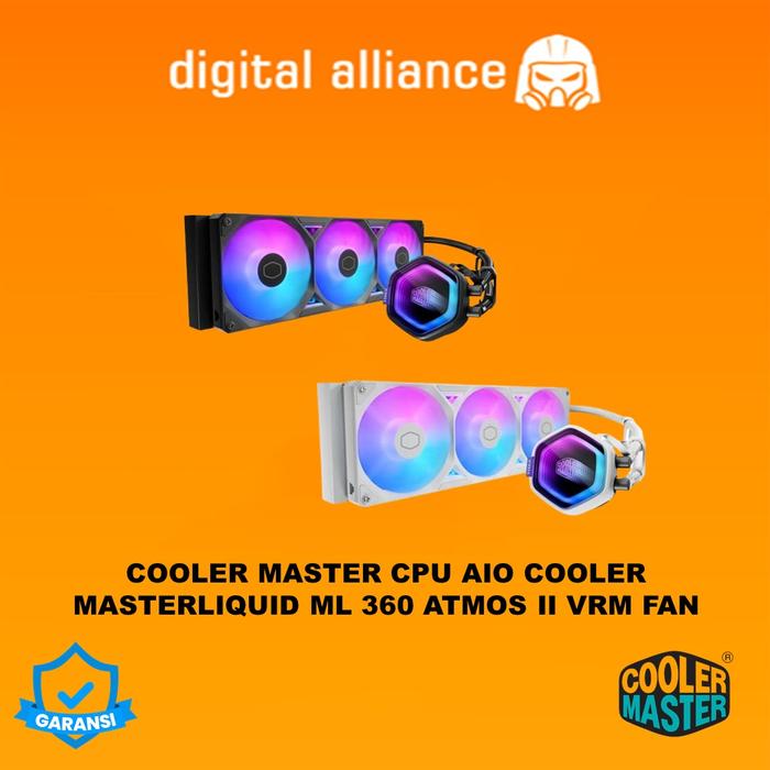 Promo COOLER MASTER CPU AIO COOLER MASTERLIQUID ML 360 ATMOS II VRM FAN ...