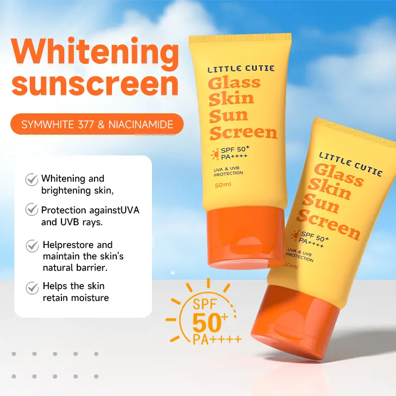 LT SPF50+ PA++++ Sunscreen Mencerahkan Sunblock Cream Wajah Dan Badan ...