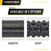 Promo Foam Roller STRENGTHBAE Smooth & Spiky Rollers Gym Yoga Massage ...