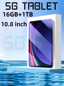 COD 2025 baru upgrade tablet X95 16GB + 512GB 10.8 inci HD layar penuh ...