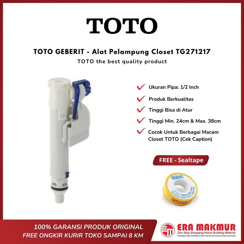 TOTO GEBERIT - Alat Pelampung Closet TG271217 / TG 271217 / Pelampung ...