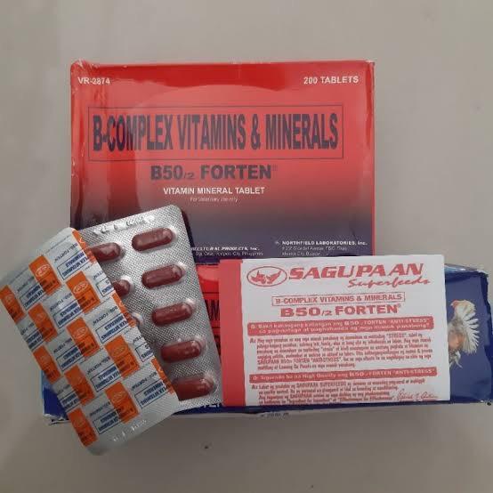 B50 FORTEN-Tablet B Complex Vitamin dan Mineral Ayam 1 tblets - Shop ...