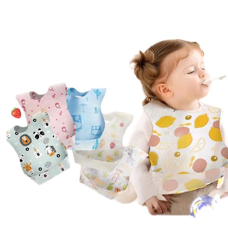 Disposable Baby Bibs | Lapik Makan Bayi | Waterproof Apron - TikTok ...