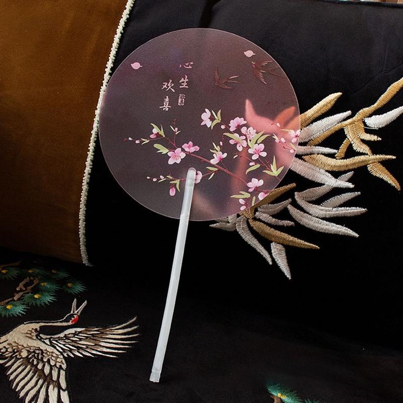 Multiple styles Frosted Fan Handle Ancient Long-handled Fan High ...