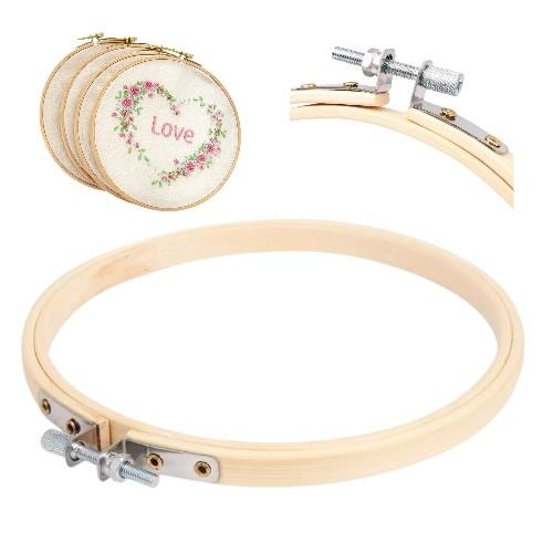 pemidang sulam/ram sulam/wood round cross stitch/pemidang kayu - TikTok ...