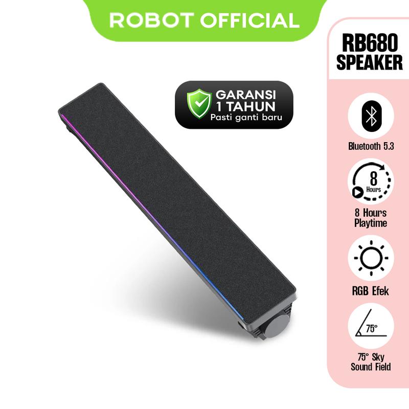Robot RB680 RGB Lightshow Bluetooth Soundbar Speaker 10W Dua - Shop ...
