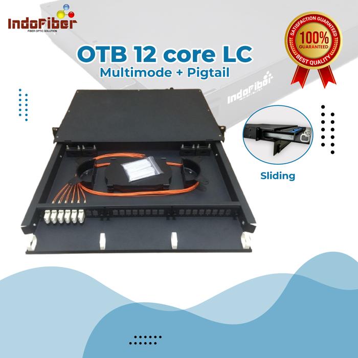 Jual OTB 12 core LC multimode rackmount sliding + Pigtail - Jakarta ...