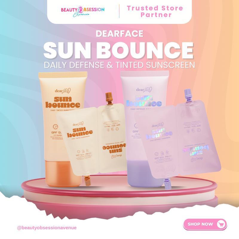 Dear Face Sun Bounce Daily Defense & Tinted Sunscreen - with - TikTok ...
