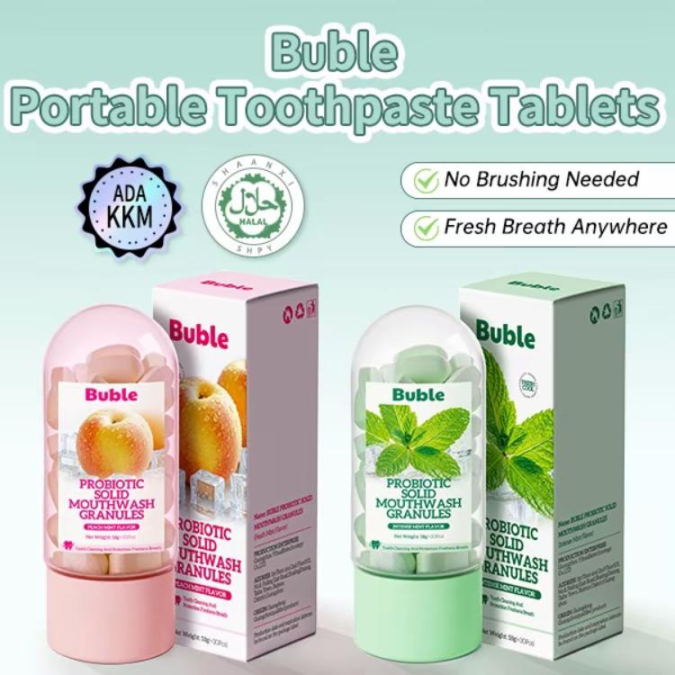 Tablet Ubat Gigi Mudah Alih, Versi Probiotik 2.0, Versi Pemutihan ...