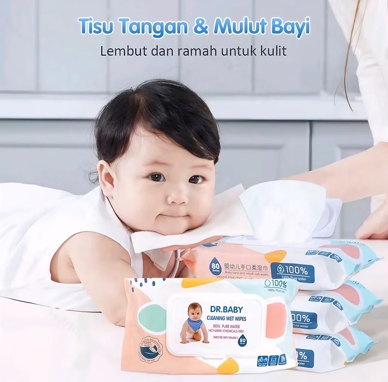 Hemat Tissu Basah Bayi Baby Wipes Paket 10/6 Bungkus Tanpa Alkohol Air ...