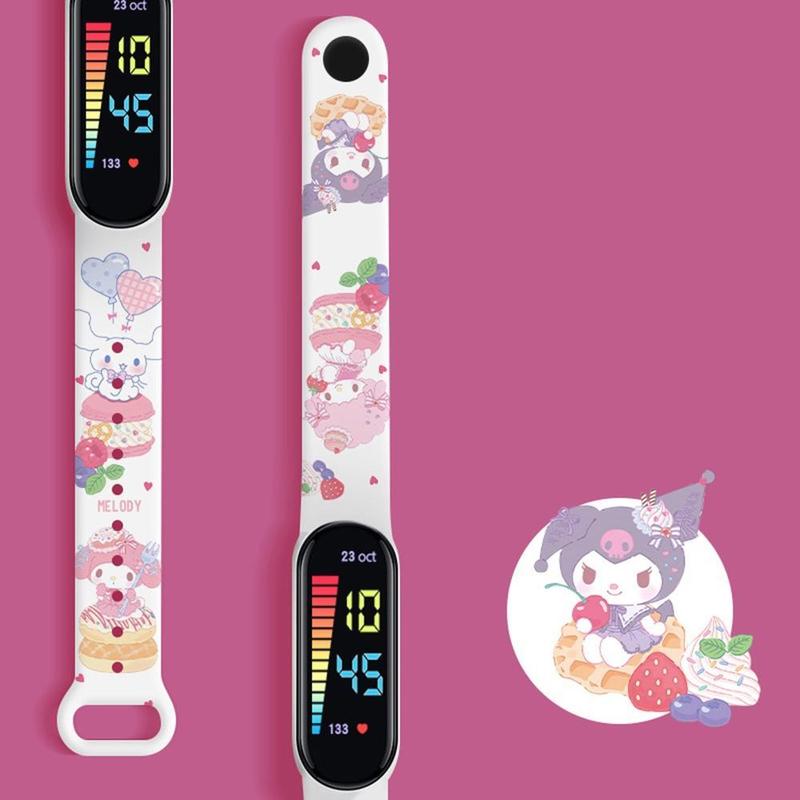 YANKUN Sanrio Kuromi Watch for Kids Girls Cinnamoroll Printe - TikTok ...
