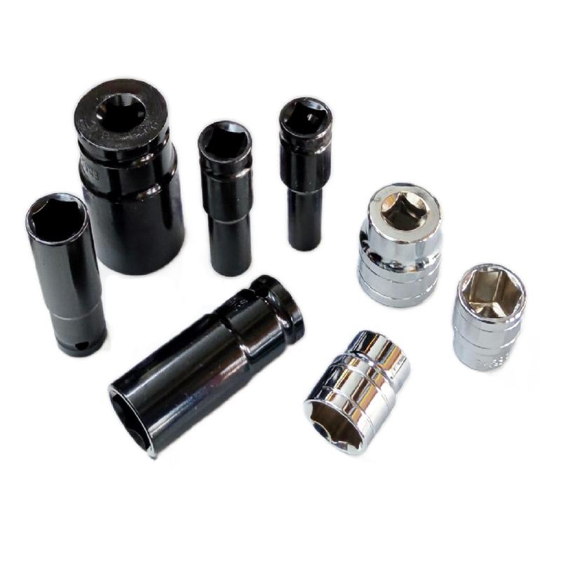 (CRV)1/2" 8-32mm x 78MM/38MM Length Extra Long Deep Impact Socket ...