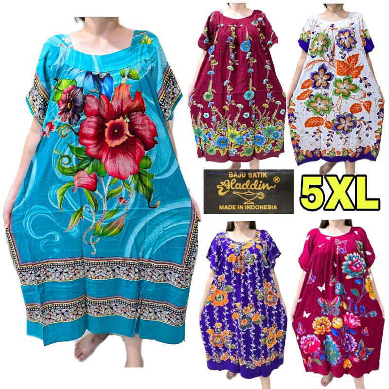 SIKAK 5XL/ Std Size BATIK DRESS WOMEN / BAJU BATIK DRESS NEW - TikTok ...