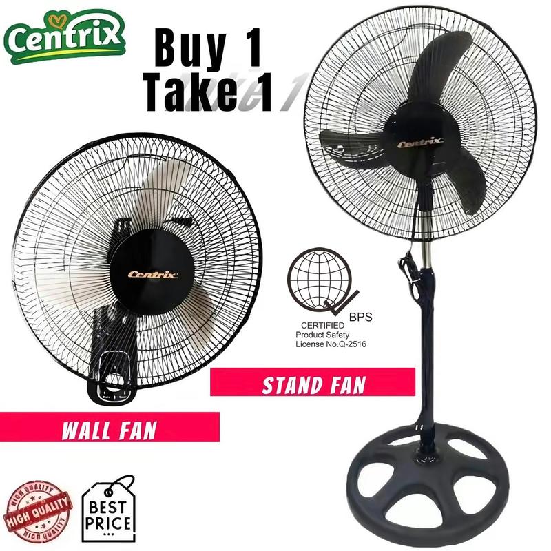 Centrix BUY 1 TAKE 1 Stand FAN＋WALL FAN PER PC 16 Inches Industrial ...