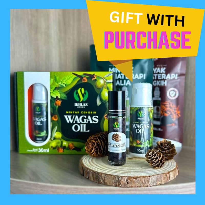 WAGAS OIL | ARAL OIL BY IKHLAS HERBS | IKHLAS OIL | 3 SERANGKAI ...