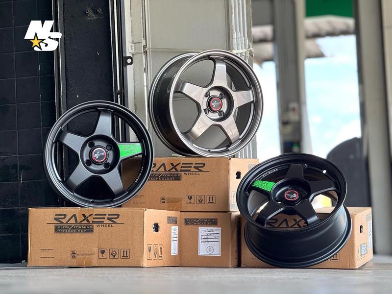 RAXER WHEELS GP1K (15” & 16” 4-100) - TikTok Shop Malaysia