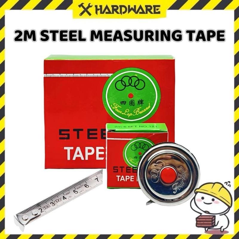 2M STAINLESS STEEL MINI MEASURING TAPE/TAPE RULER/OFFICE MEASURE ...