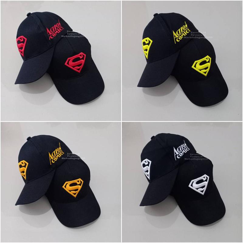 Topi Baseball Anak Laki-laki Motif Bordir Timbul Superman - Topi - Shop ...
