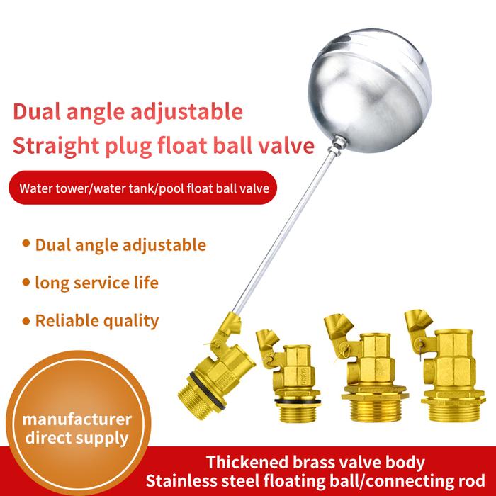 Promo Stainless float valve 1/2 3/4 float valve for water tank ...