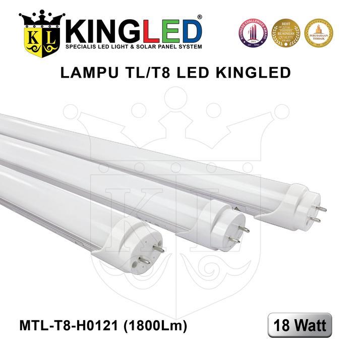 Jual Led Tube T8 18 Watt King Led/KINGLED Lampu TL T8 LED 18 Watt ...