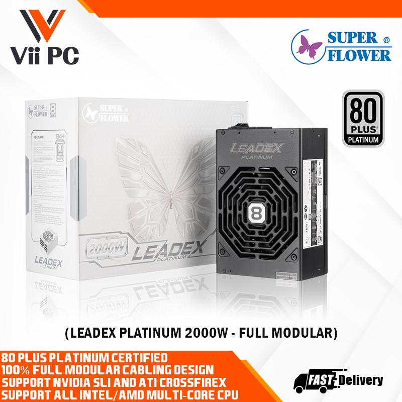 SUPER FLOWER Leadex Platinum 2000W, 92+ Full Modular PSU, Superflower ...
