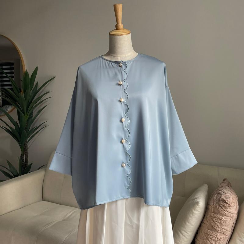 PEARL SULAM BLOUSE - TikTok Shop Malaysia