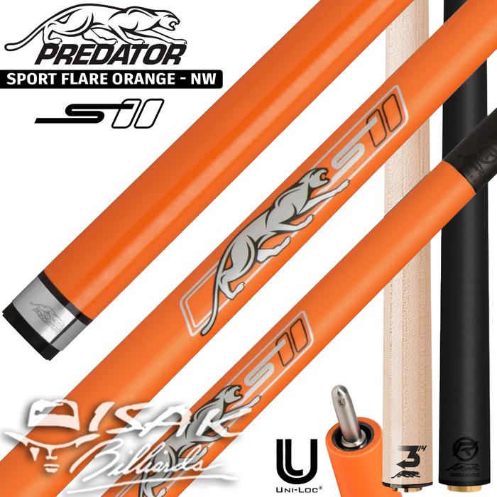 Jual Predator Sport3 Sport Flare Orange NW Uniloc low Deflection ...