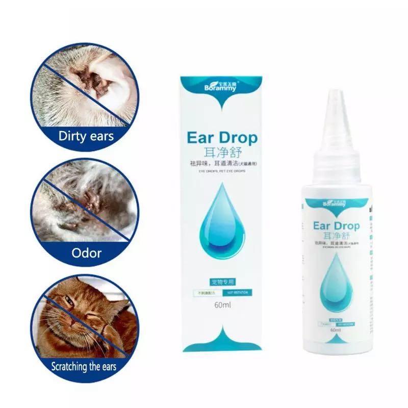 Borammy Pet Ear Drop Cleaner Cat Dog Pet Cleanser Ubat Pencuci - TikTok ...