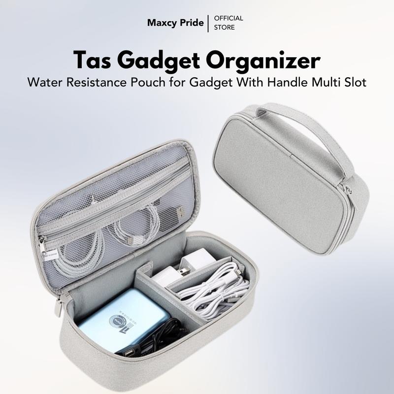 Tas Leather PB02 Pouch Tas Organizer Gadget Water Resistant Canvas ...