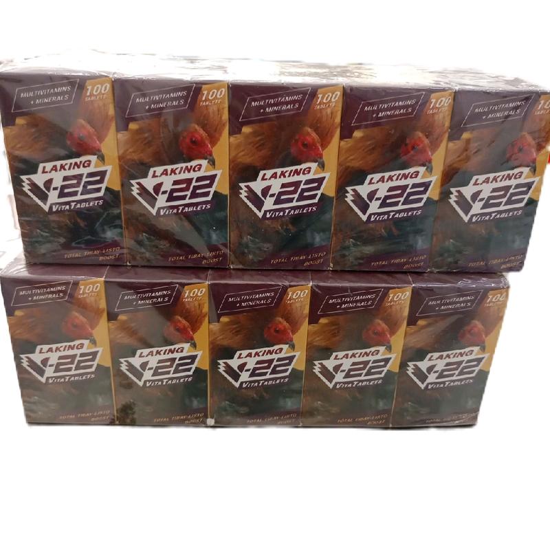 V-22 Multivitamins + Minerals Ayam Pilipin isi 1000 Tablets - Shop ...
