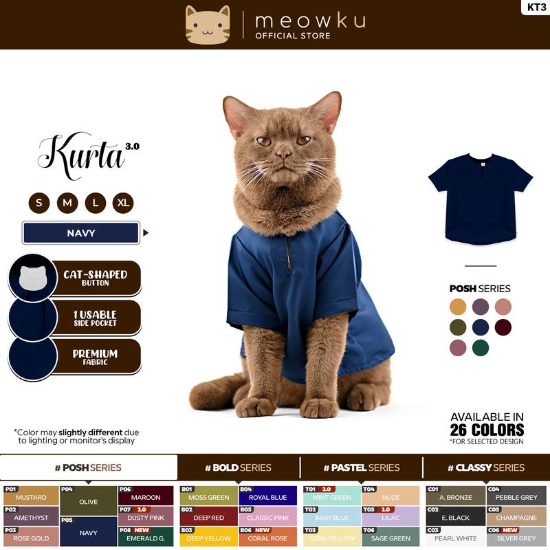 MEOWKU Kurta 3.0 (Baju Raya Kucing) - Posh Series - TikTok Shop Malaysia