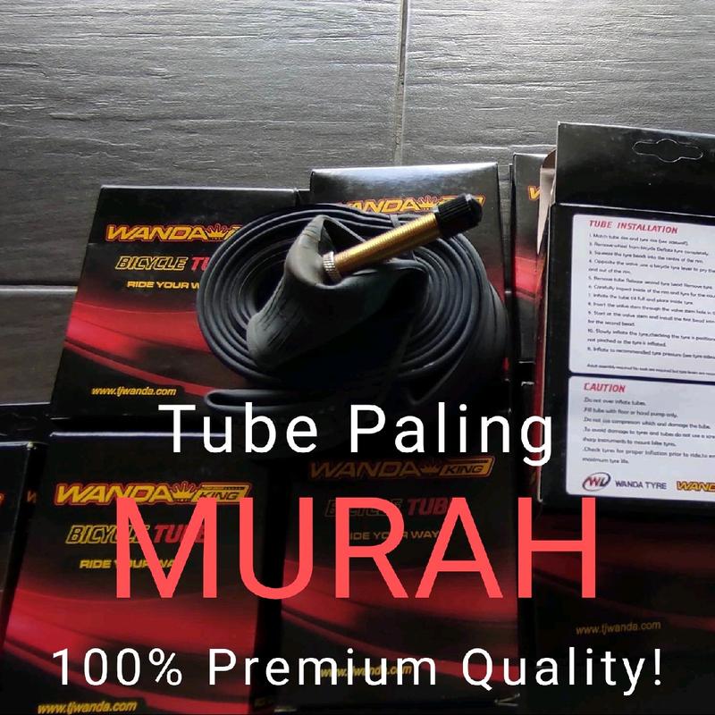 Top PREMIUM QUALITY Bicycle Valve TUBE BASIKAL 12" 16" 18" 20" 26" 27.5 ...