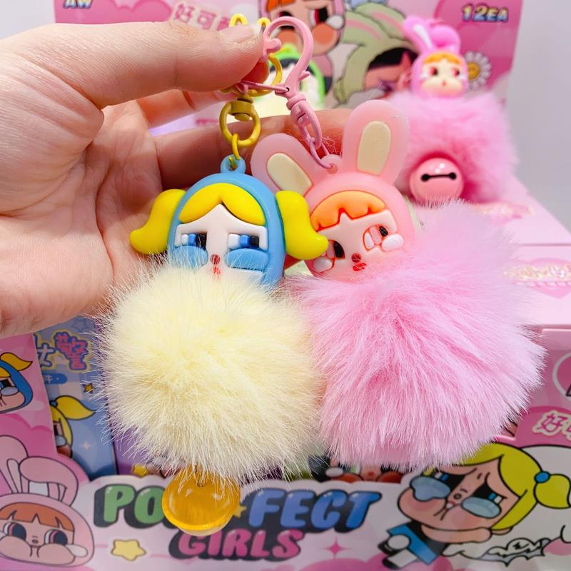 The Powerpuff Girls Crying Baby Plush Ball Pendant Blind Box - TikTok ...