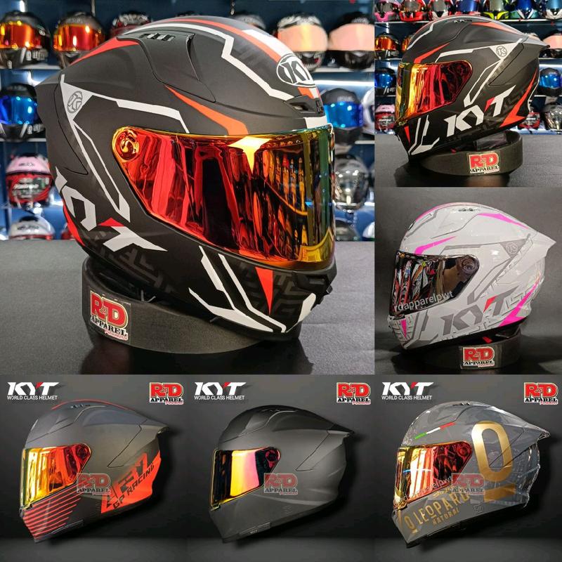 HELM KYT STRIKER POLOS MOTIF ORIGINAL Kaca - Shop | Tokopedia
