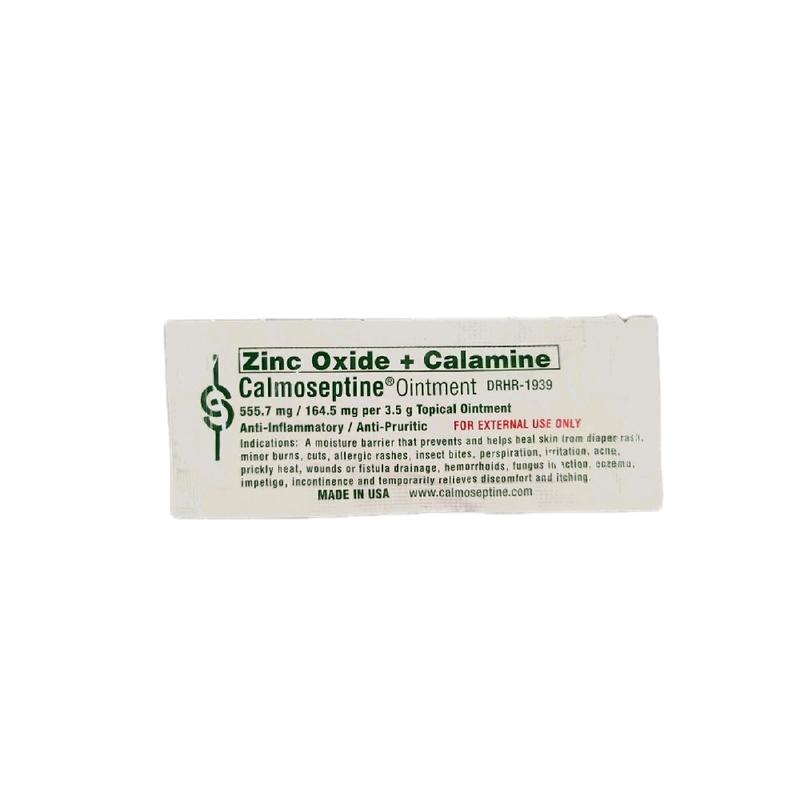 CALMOSEPTINE ZINC OXIDE + CALAMINE OINTMENT SACHET 3.5 GRAMS - TikTok ...