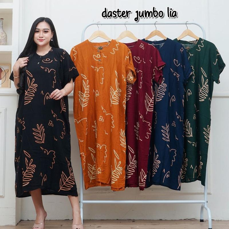 Daster Jumbo Rayon Cabutan Motif rubi Lurik Strip Blaster Wanita - Shop ...