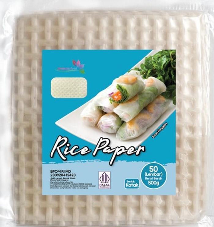 50 Lembar Rice Paper / Banh Trang High Quality Rice Paper / Kulit ...