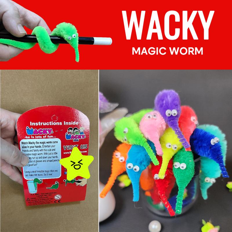 Original Wonder Worm Wacky Wiggles and Crawls Magic Trick Toy - TikTok ...