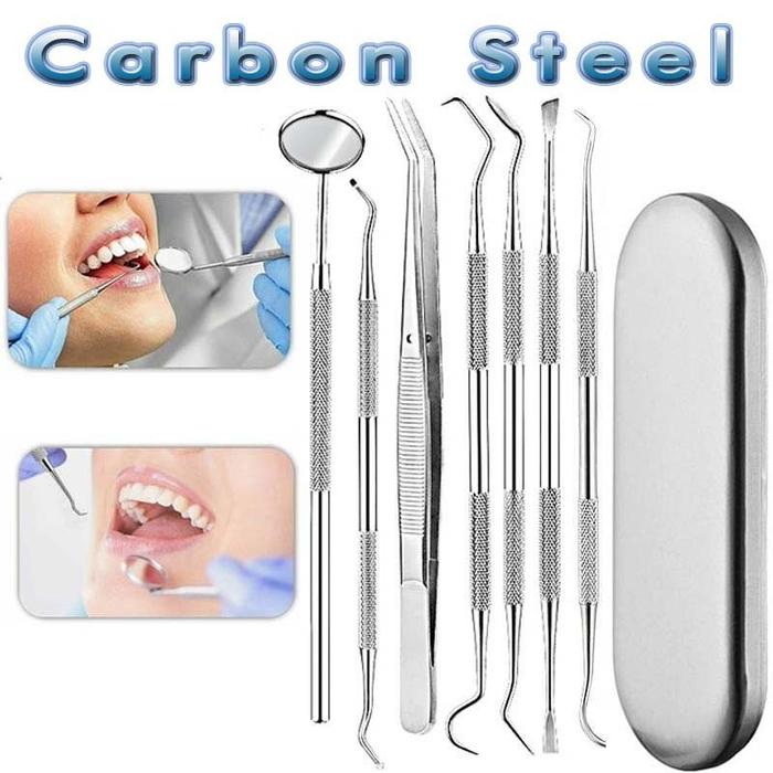 Promo Set alat membersihkan gigi lengkap 7pcs peralatan Dokter Gigi ...