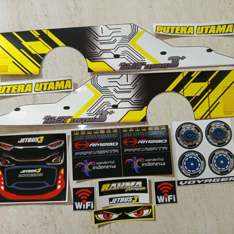 Stiker Livery Bus RAHMA V1 vinil glossy Car - Shop | Tokopedia