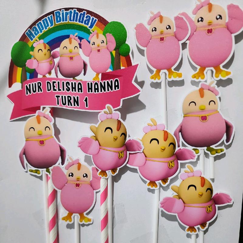NANA DIDI AND FRIEND TOPPER CARTOON HIASAN DIATAS CAKE - TikTok Shop ...