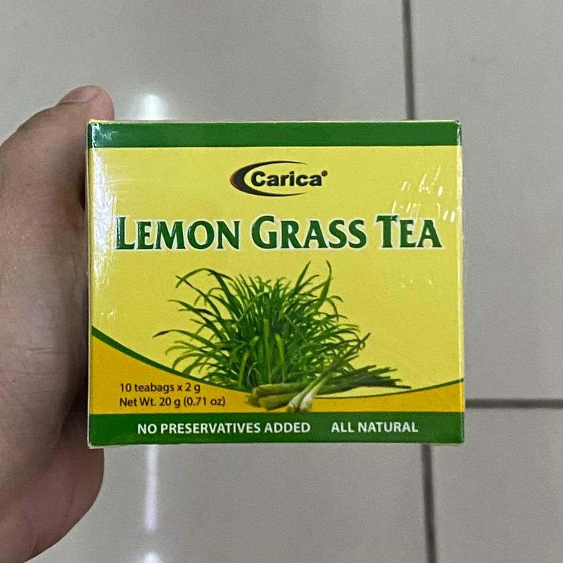 CARICA LEMONGRASS TEA (10 TEA BAGS 20g) - TikTok Shop Philippines