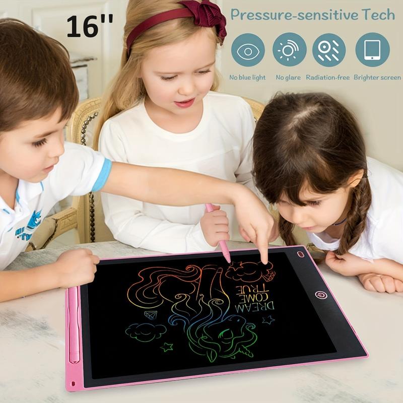 16inch 】Children's Magic Blackboard LCD Drawing Tablet Toy - TikTok ...
